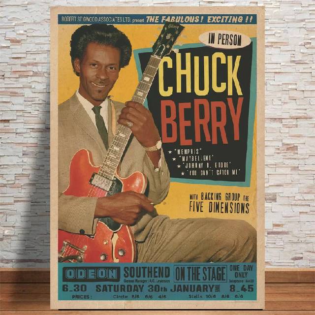 CHUCK BERRY AT THE ODEON SOUTHEND POSTER 159 – Real Groovy