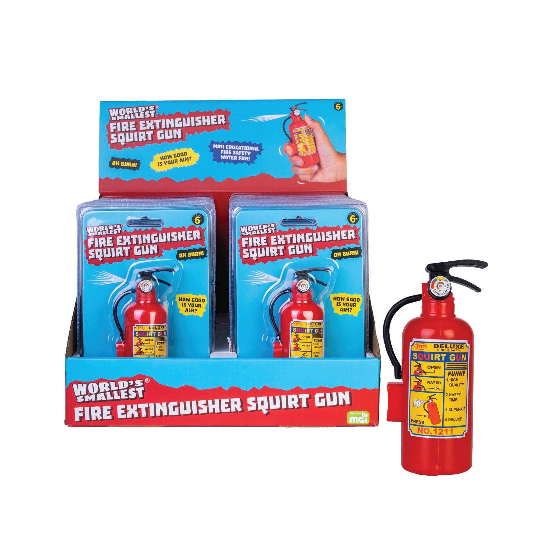WORLDS SMALLEST FIRE EXTINGUISHER SQUIRT GUN WATER PISTOL – Real Groovy